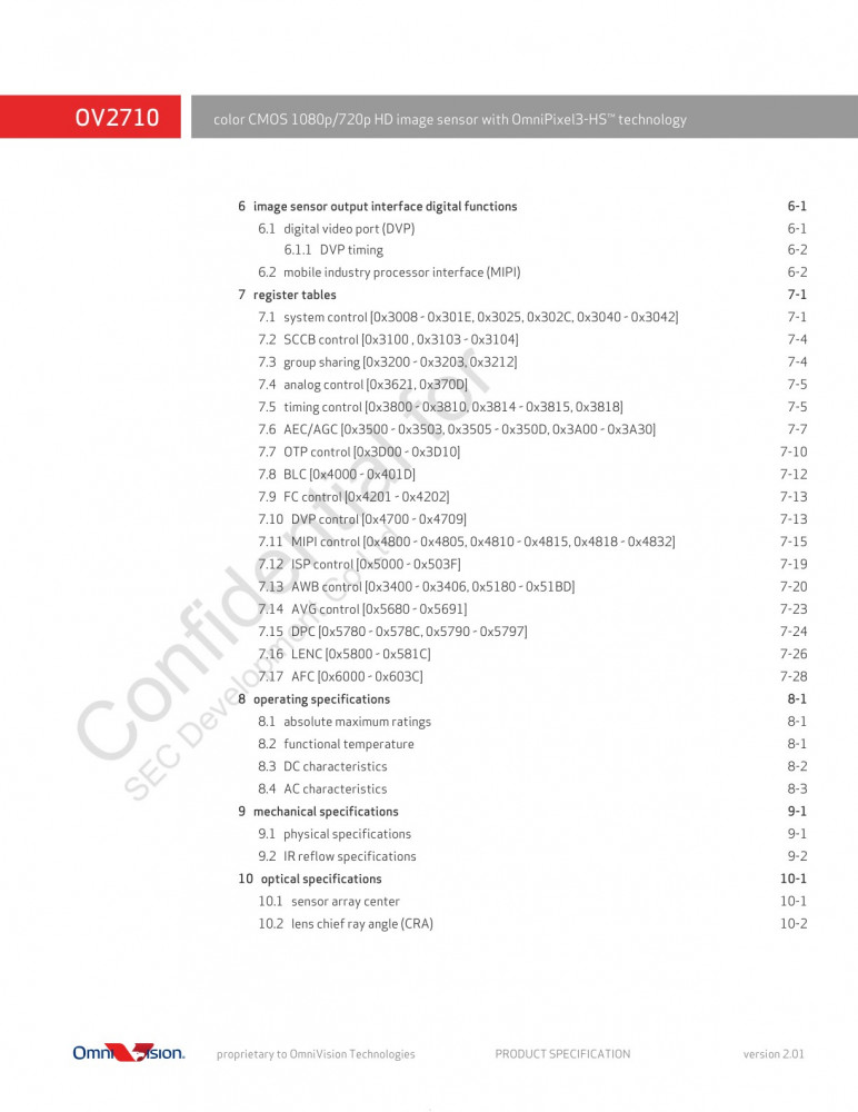 OV02710-A68A-1E datasheet page 6
