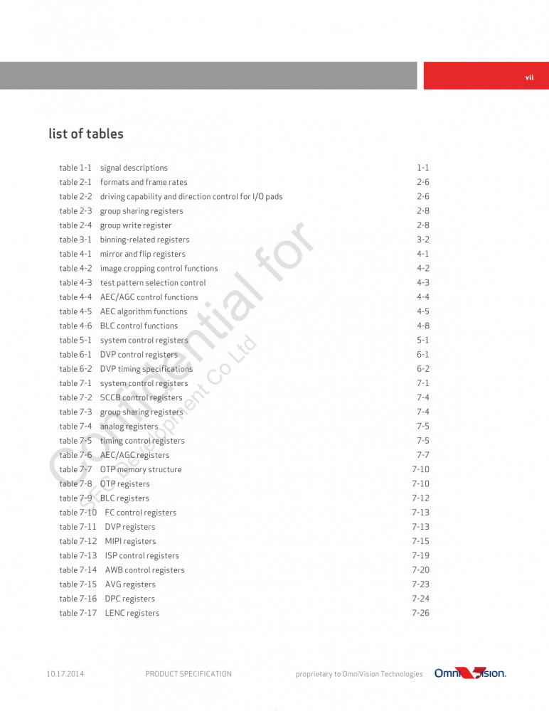OV02710-A68A-1E datasheet page 9