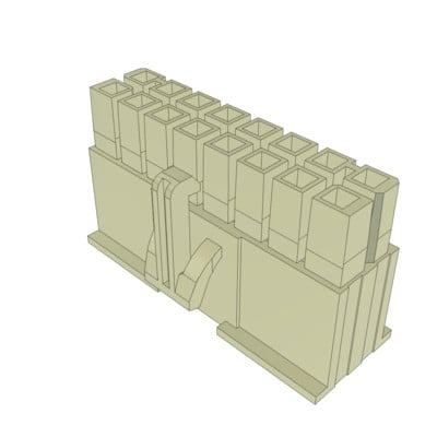 Samtec IPBD-04-D Rectangular Connector Housing