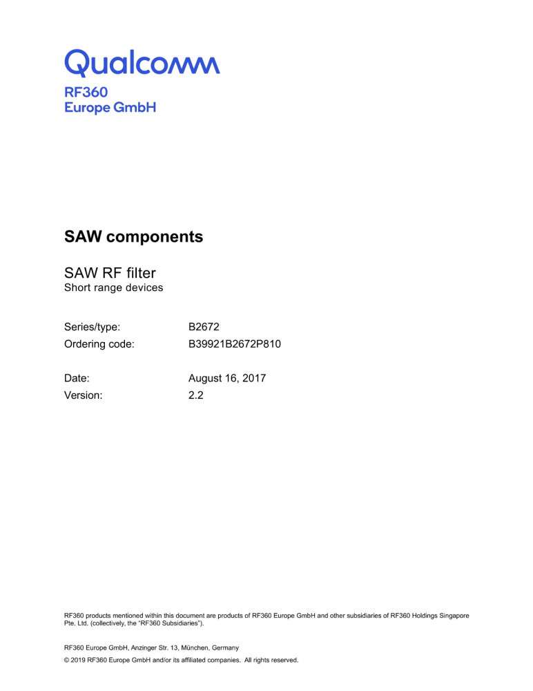 B2672 datasheet page 1