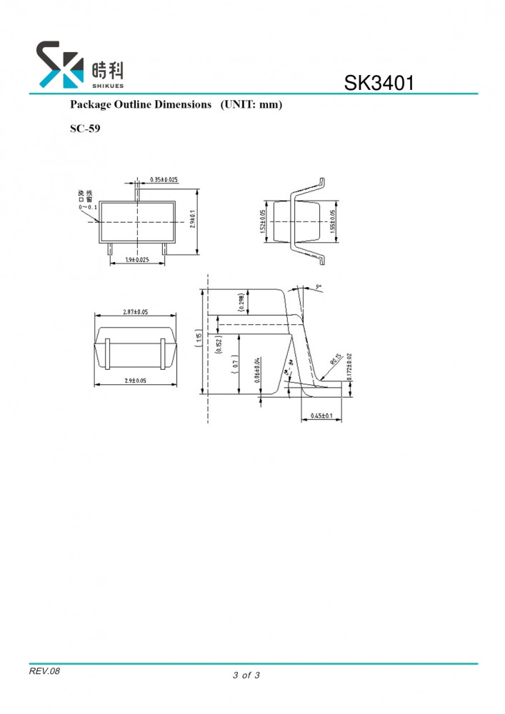 SK3401 datasheet page 3
