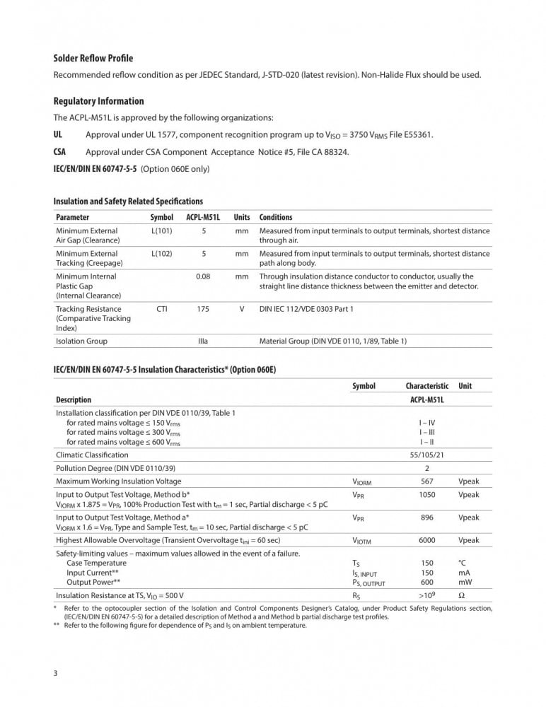 ACPL-M51L datasheet page 3