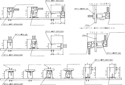 HRS DF11-2428SCFB(03) Rectangular Connector Contact for sale