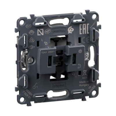 2-gang one-way switch Valena In'Matic - 10 AX 250 V~