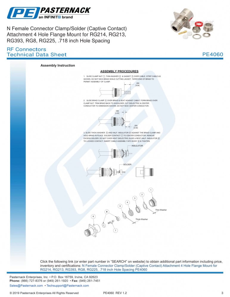 PE4060 datasheet page 3
