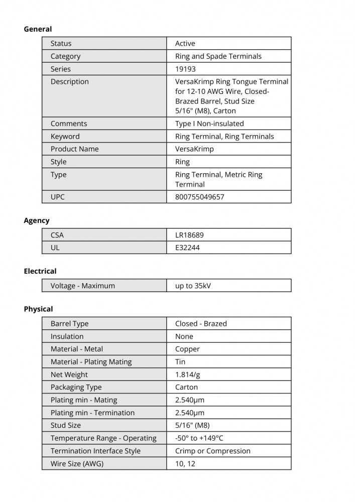 MOLEX 191930120 product document image, page 2