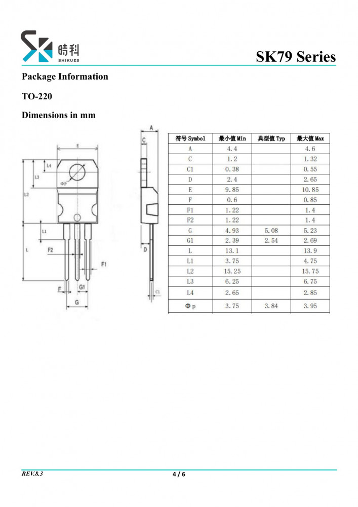 SK7912U datasheet page 4