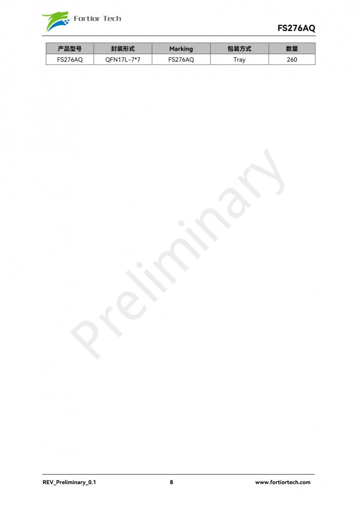 FS276AQ datasheet page 8
