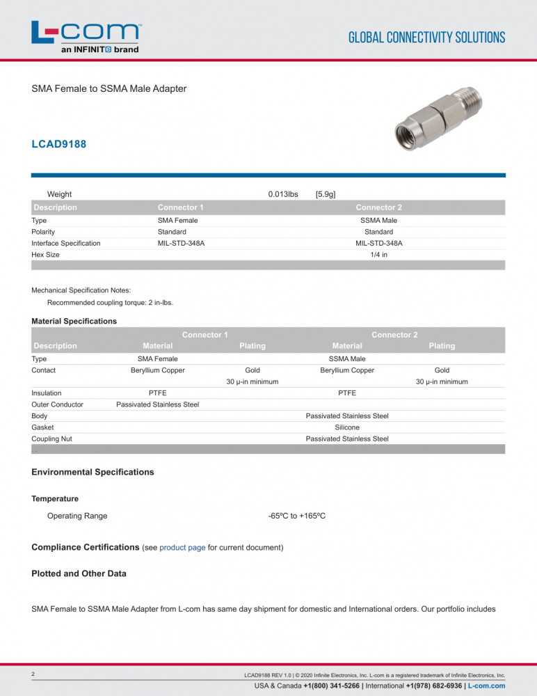 LCAD9188 technical document page 2