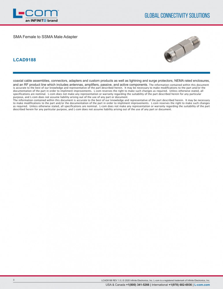 LCAD9188 technical document page 3