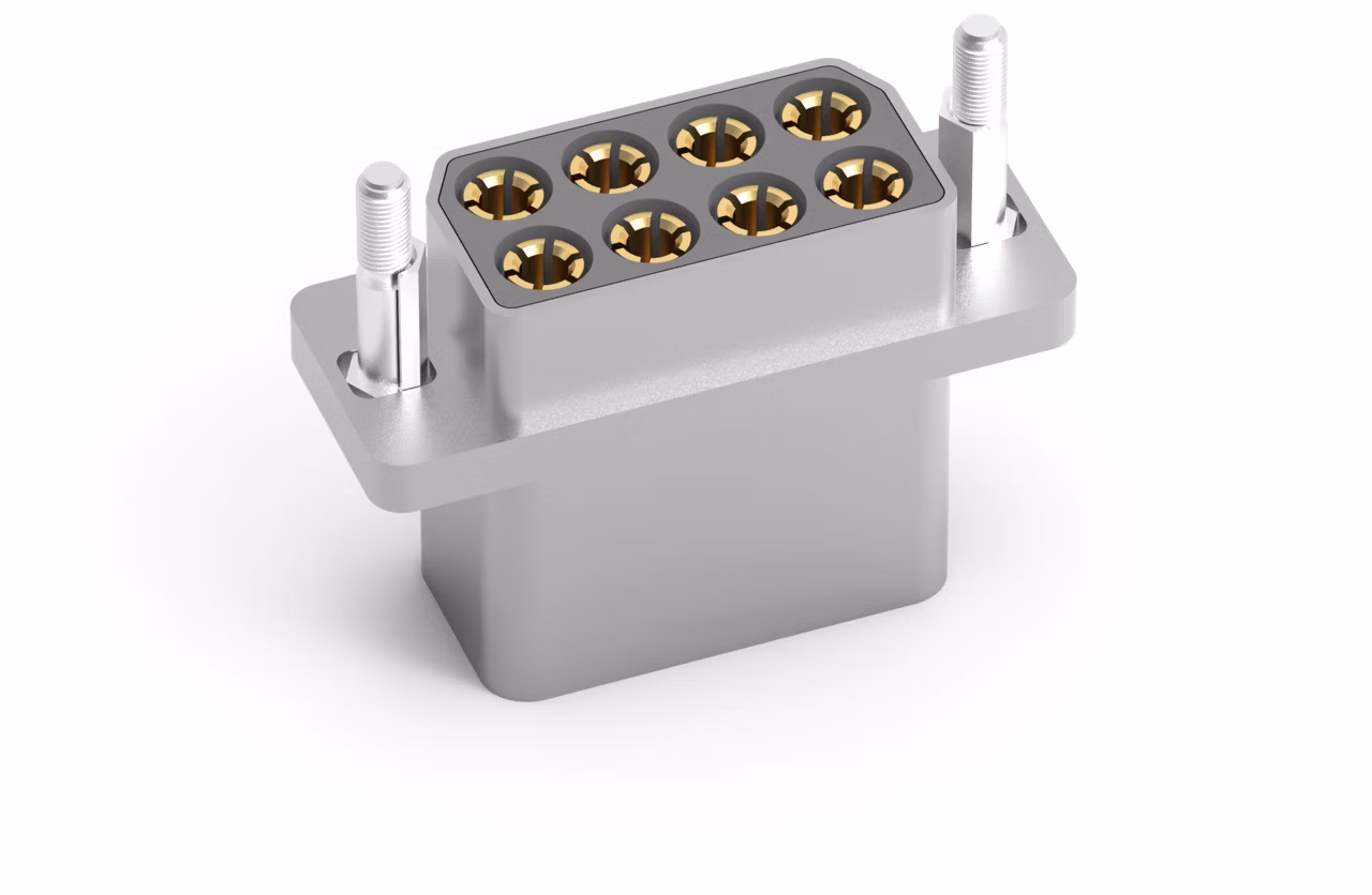 AirBorn RocKet Series, Macro-D Plug, Dual Row, Straight, Crimp Removable, Turning Jackscrews, Non-Polarized, 8 Circuits for sale