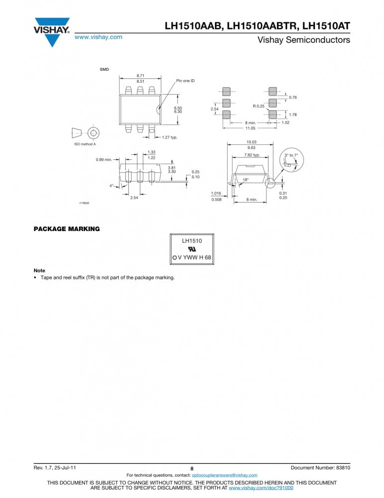 LH1510AAB datasheet page 8