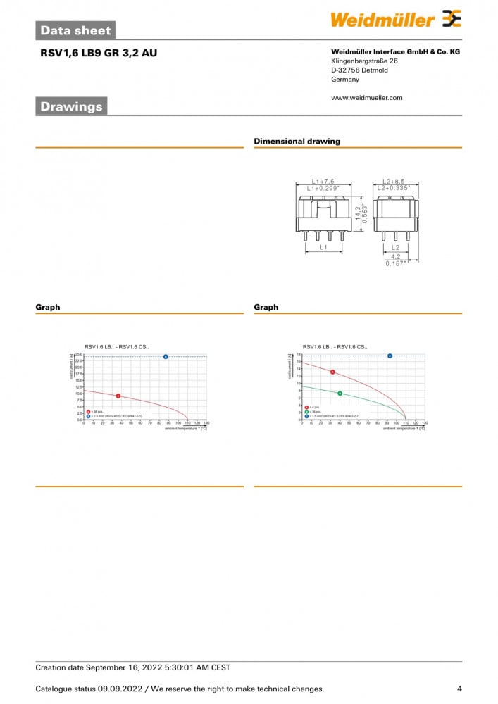 WEIDMULLER 1442200000 technical document page 4
