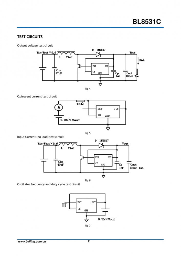 BL8531C datasheet page 7