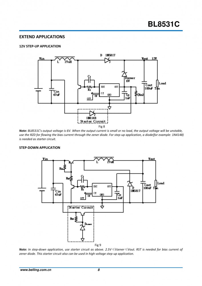 BL8531C datasheet page 8