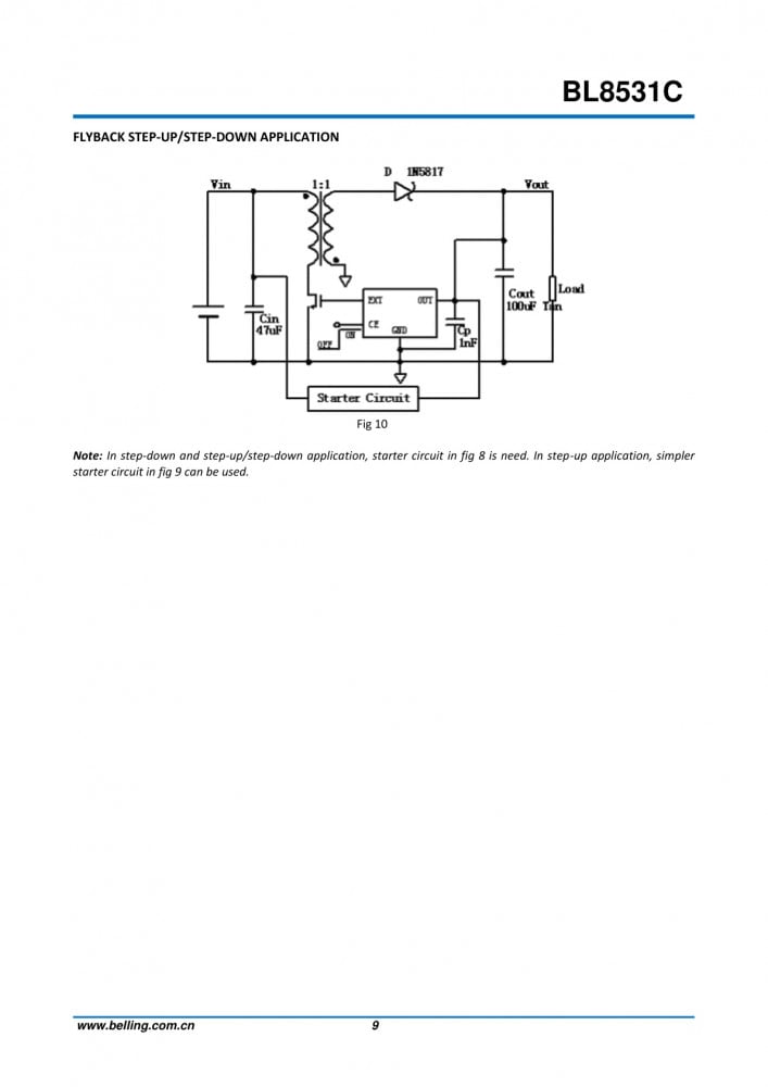BL8531C datasheet page 9