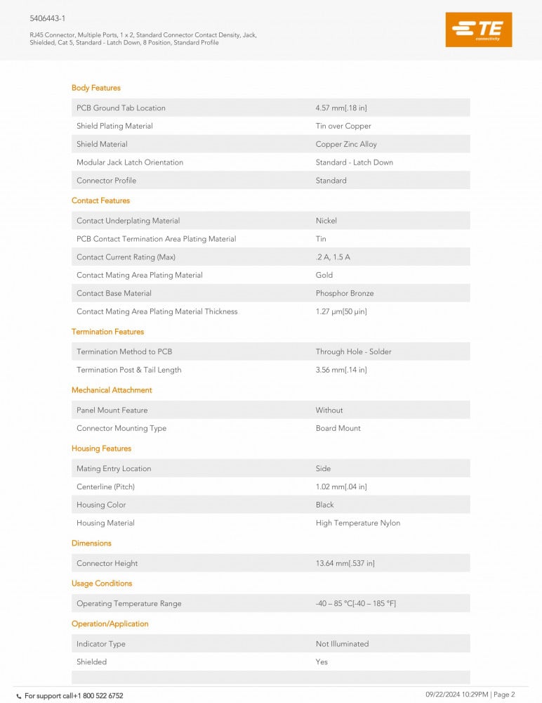 5406443-1 technical document page 2