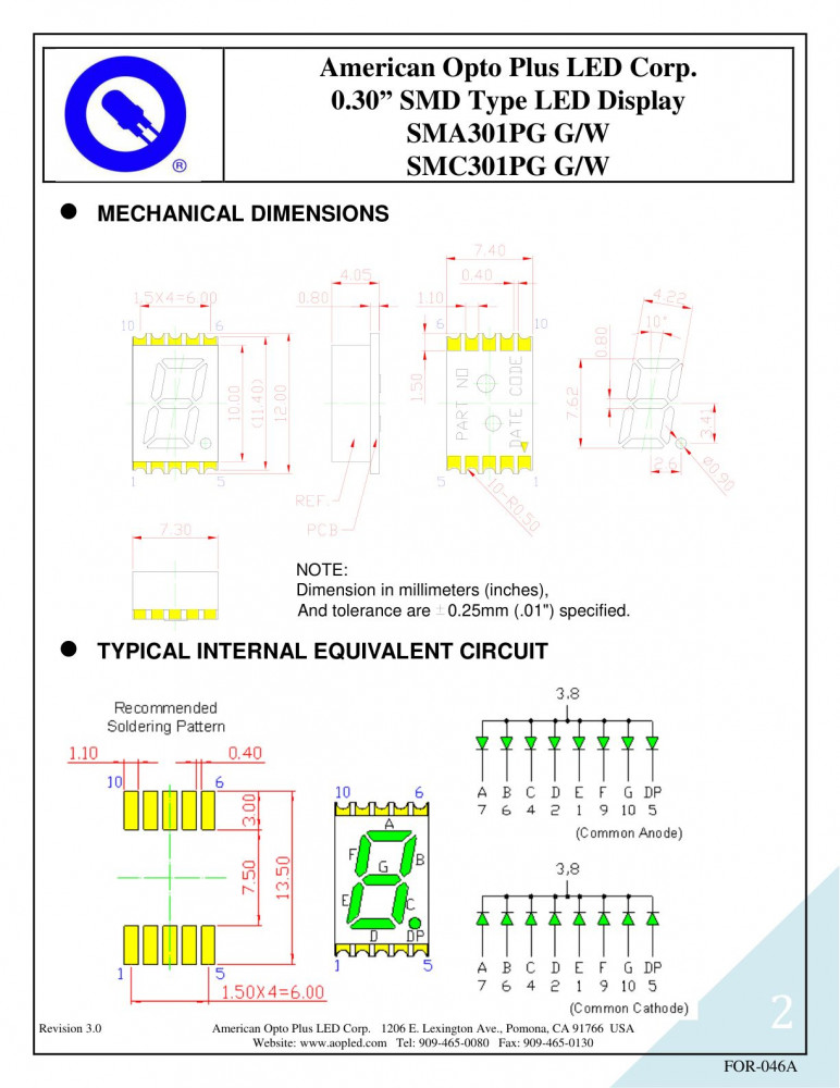 SMC301PG datasheet page 2