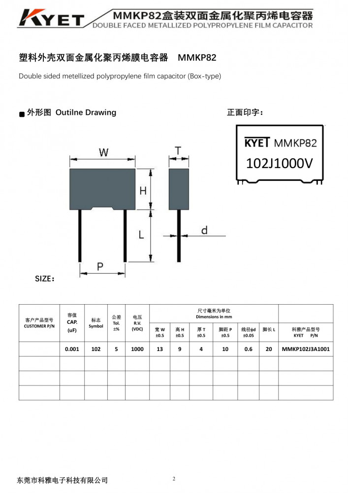 KYET MMKP82 approval document page 2