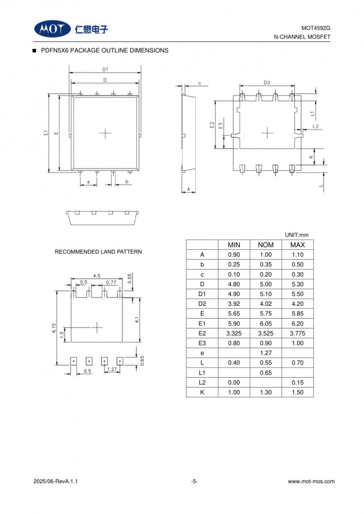 MOT4592G datasheet page 5