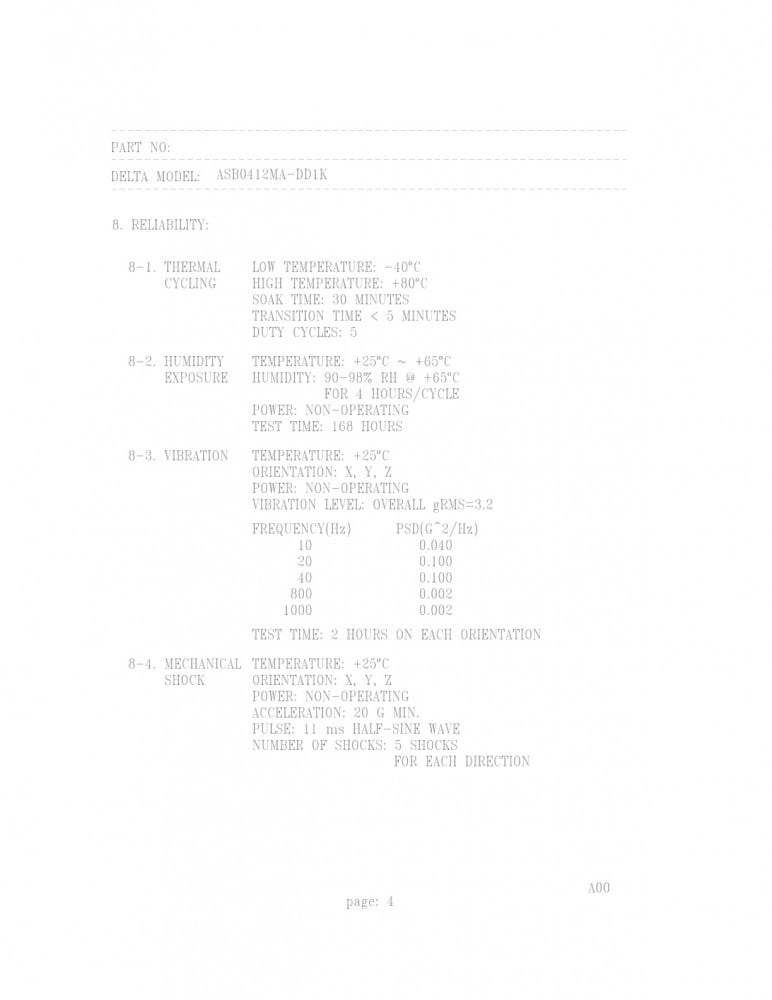 ASB0412MA-DD1K specification page 4