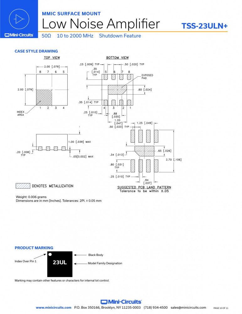 TSS-23ULN+ datasheet page 10