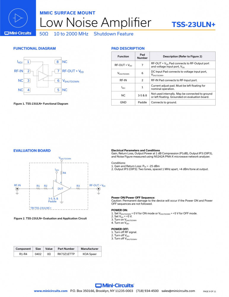 TSS-23ULN+ datasheet page 9