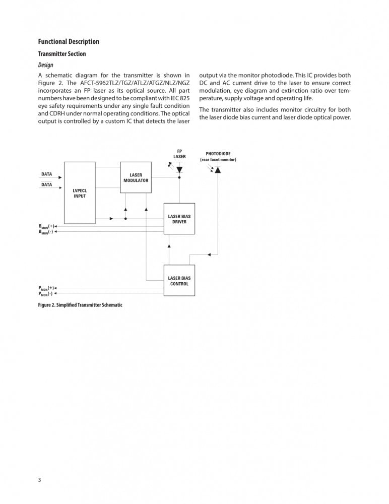 AFCT-5962ATGZ datasheet page 3