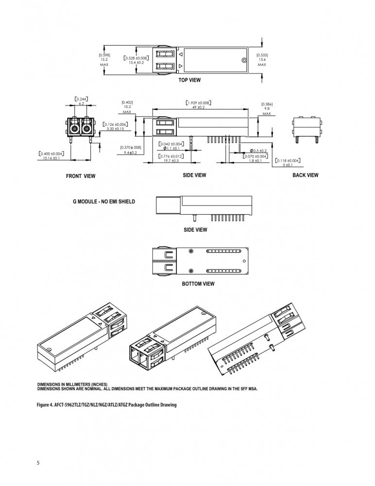AFCT-5962ATGZ datasheet page 5