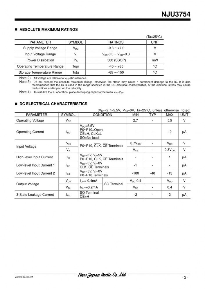 NJU3754 technical document page 3