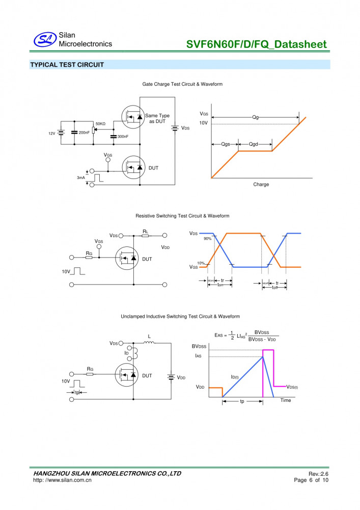 SVF6N60D datasheet page 6