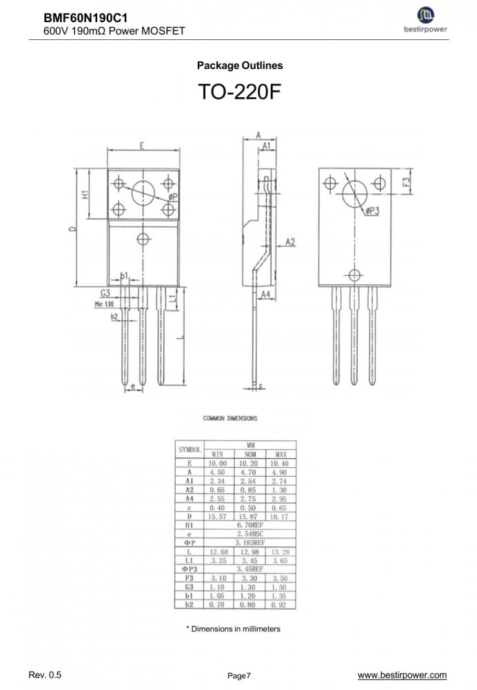 BMF60N190C1 datasheet page 7