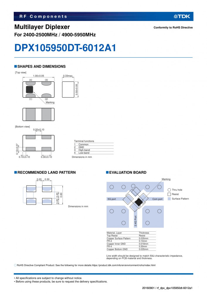 DPX105950DT-6012A1 technical document page 2