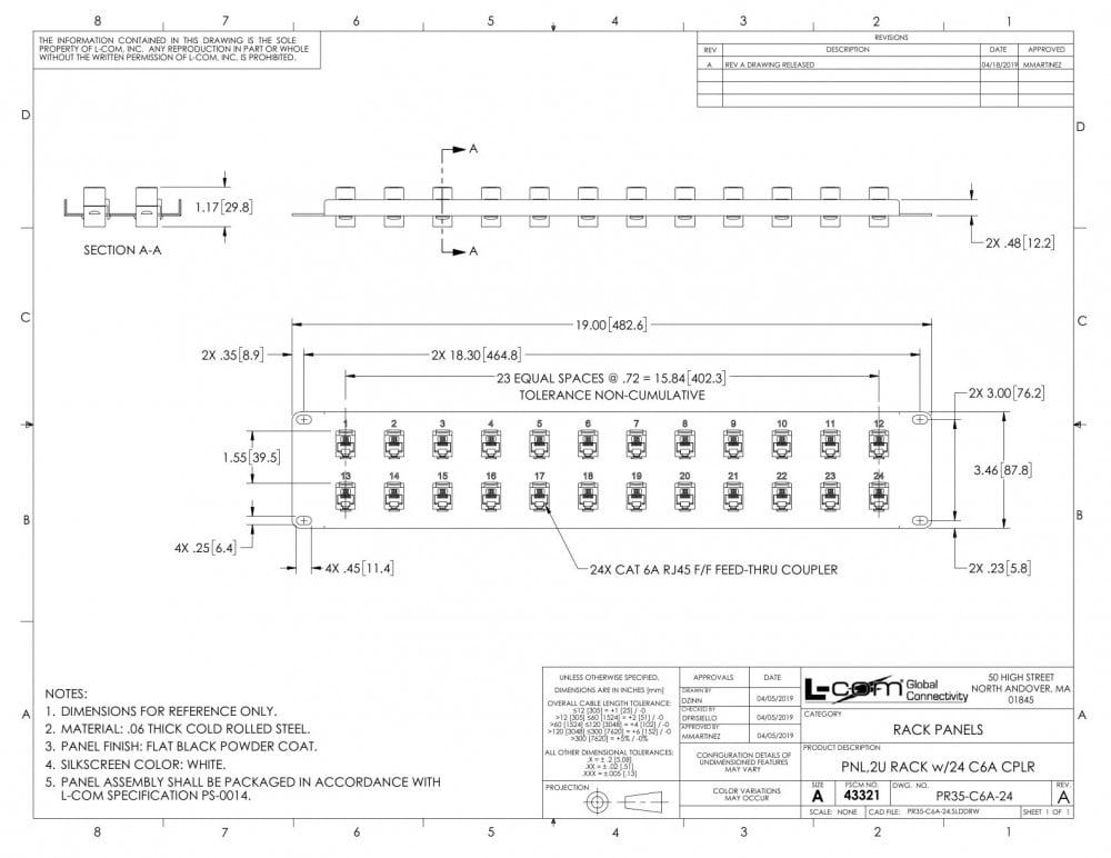 PR35-C6A-24 technical document preview