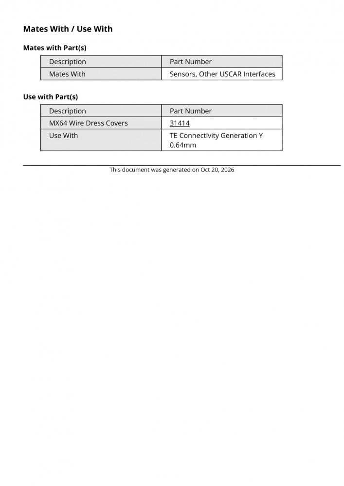 MOLEX 314049573 technical document image 3