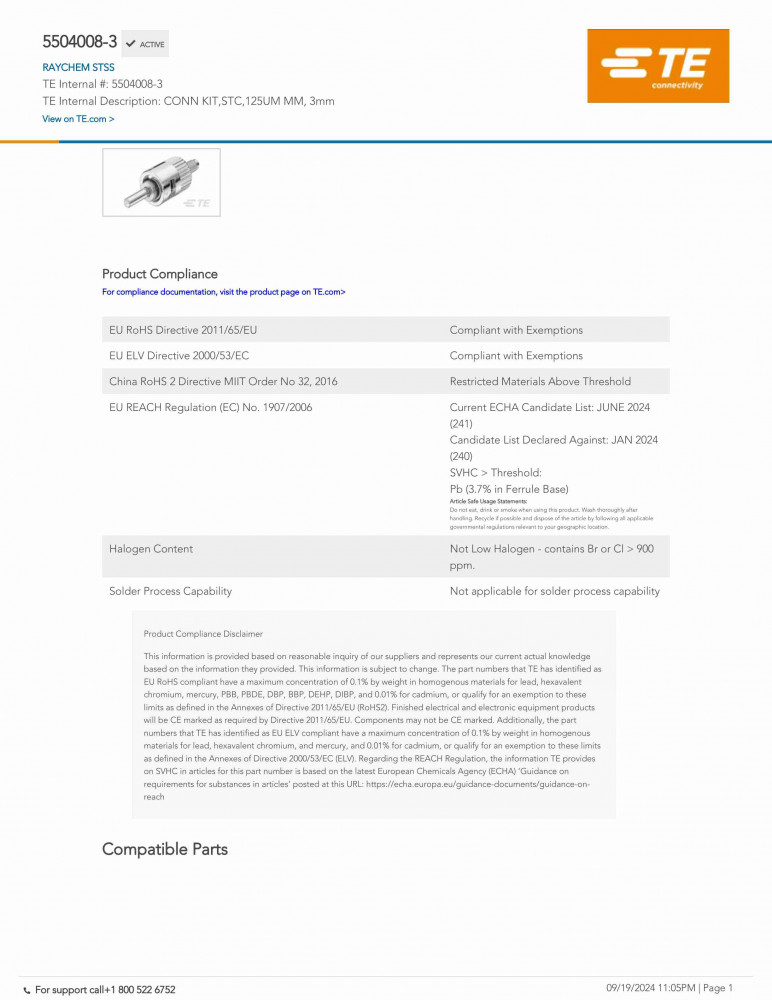 5504008-3 technical document page 1