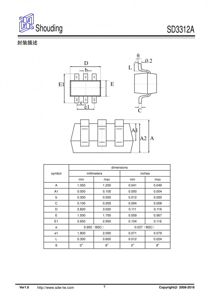 SD3312A datasheet page 7