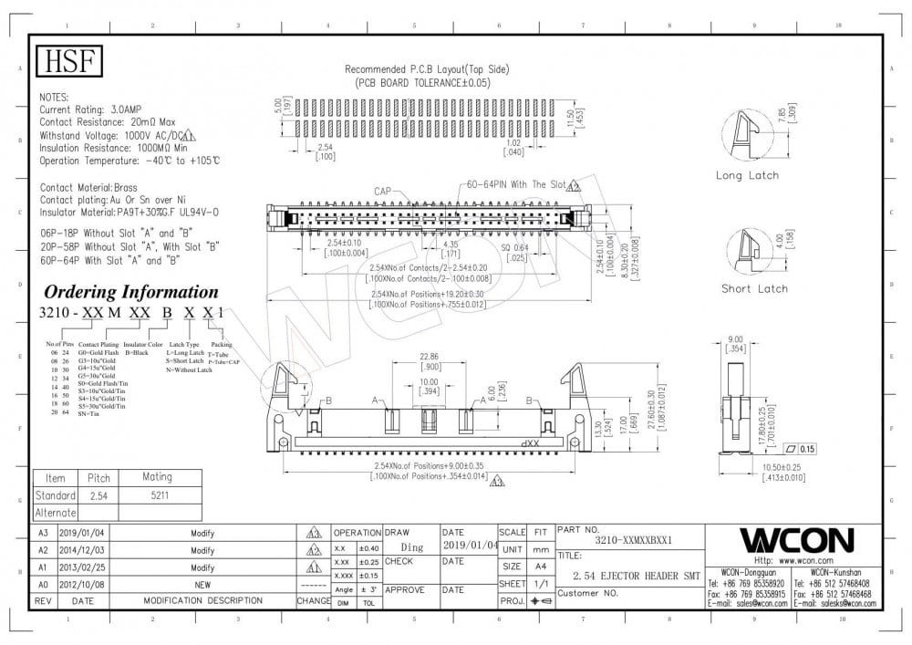 WCON 3210-26MG0BLT1 technical drawing preview