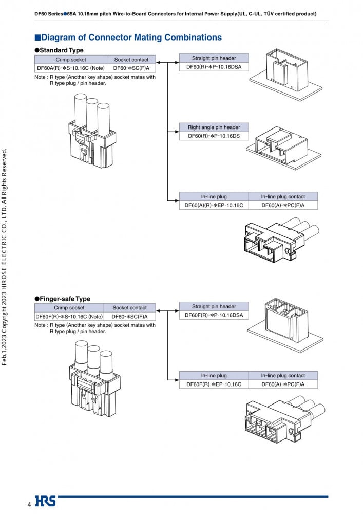 HRS DF60 Series datasheet page 4