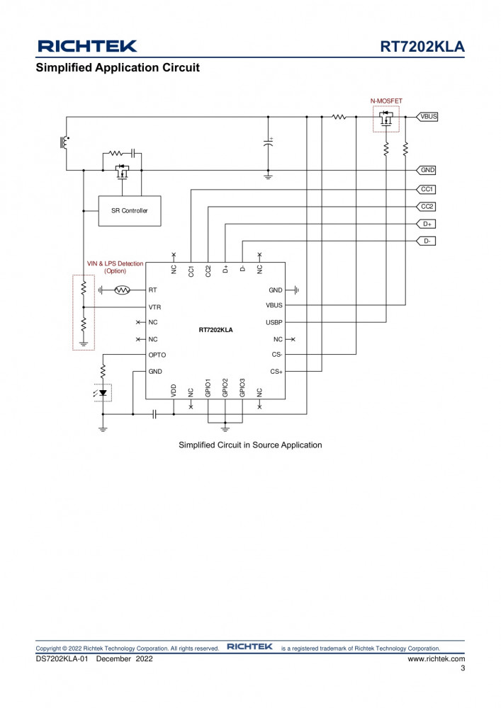 RT7202KLA datasheet page 3