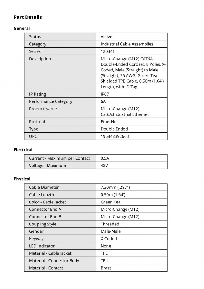 MOLEX technical document, page 2