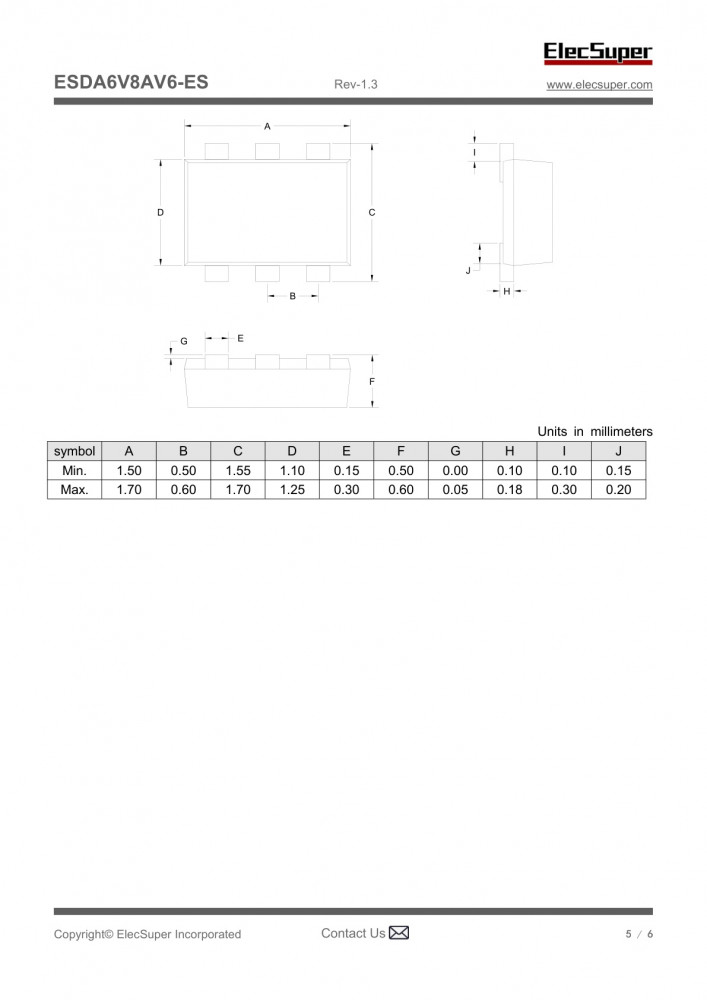 ESDA6V8AV6-ES datasheet page 5