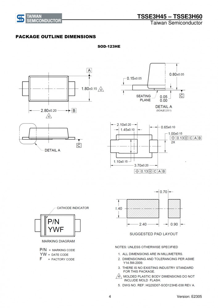 TSSE3H45 datasheet page 4