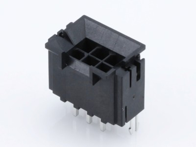 Micro-Fit 3.0 Wire-to-Board Header, Dual Row, Vertical for up to 3.56mm Thick PCB, 10 Circuits, Tin (Sn) Plating