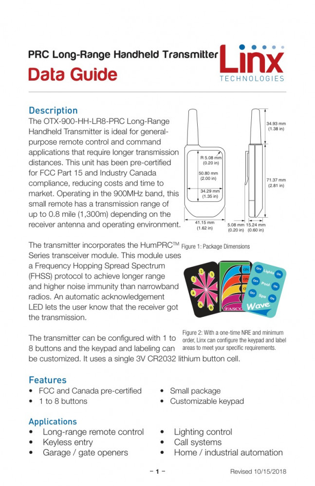 OTX-900-HH-LR8-PRC datasheet page 5