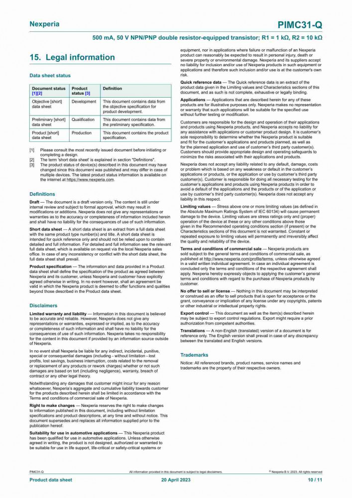 PIMC31-QF datasheet page 10