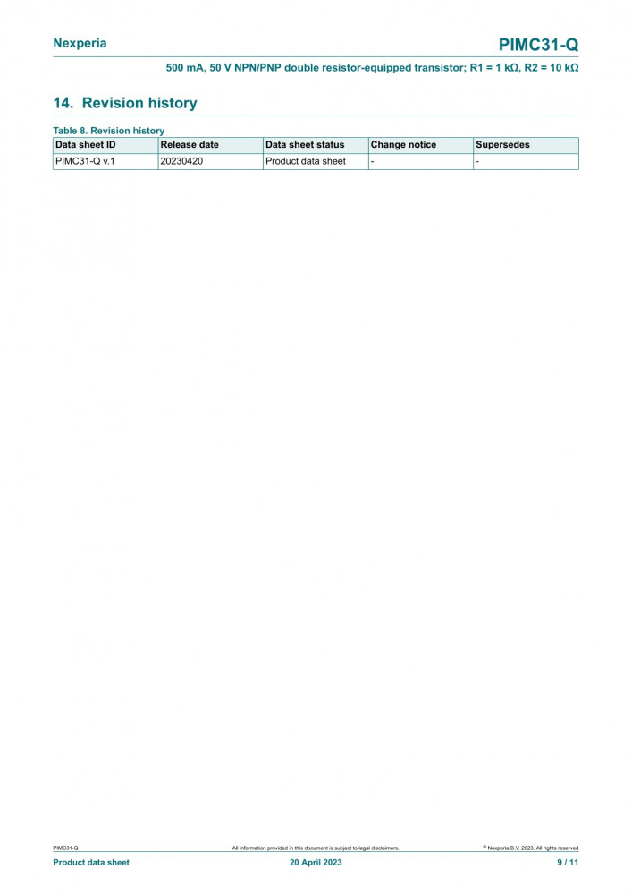 PIMC31-QF datasheet page 9