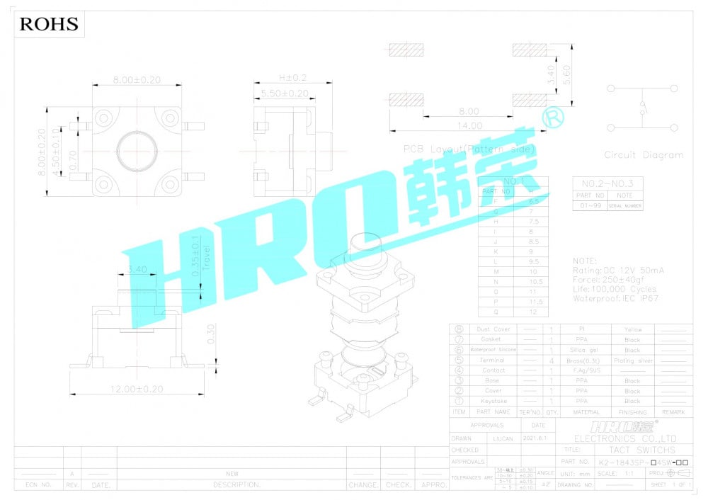 K2-1843SP-P4SW-06 technical drawing