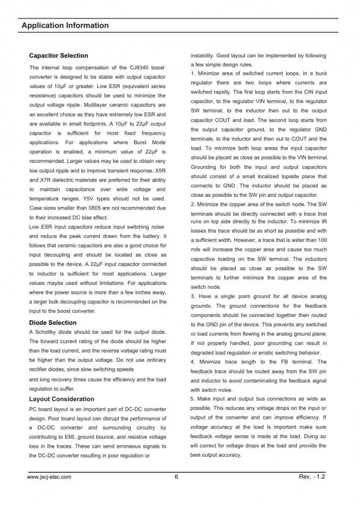 CJ9340T6 datasheet page 6