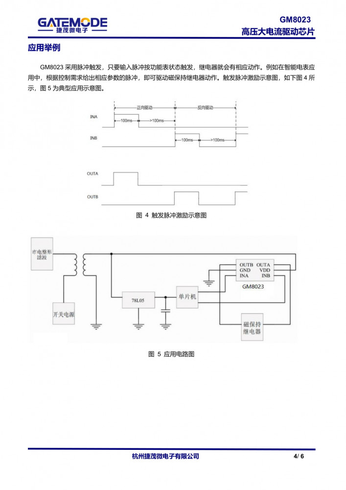 GM8023A datasheet page 4